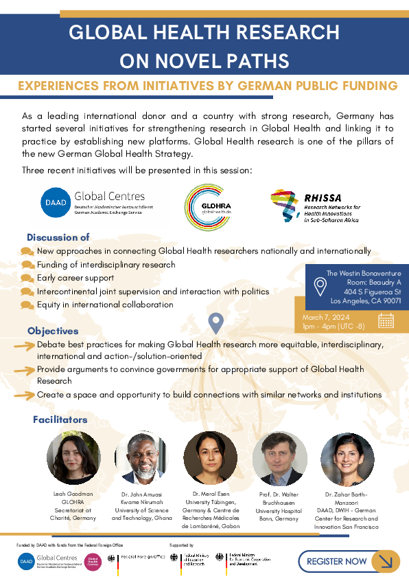 Global Health Research on Novel Paths: Experiences from initiatives by ...